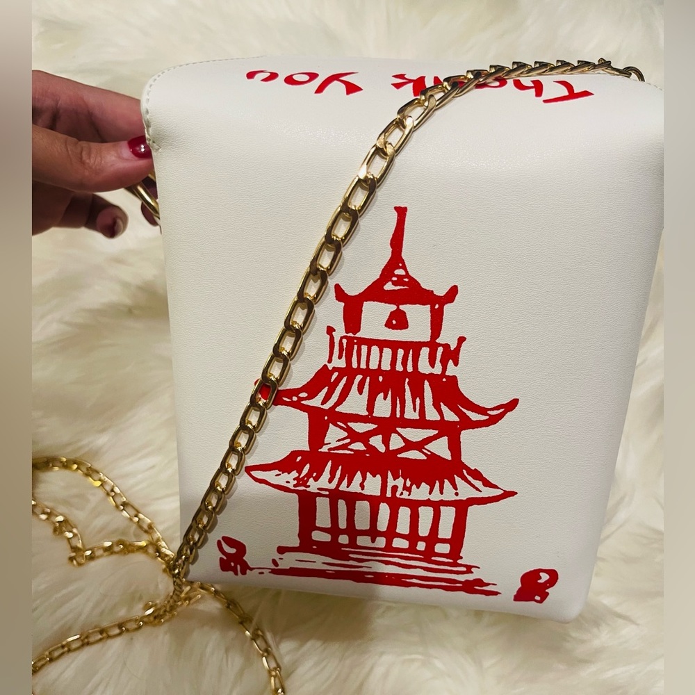 Asian Takeout Box Purse - Gem